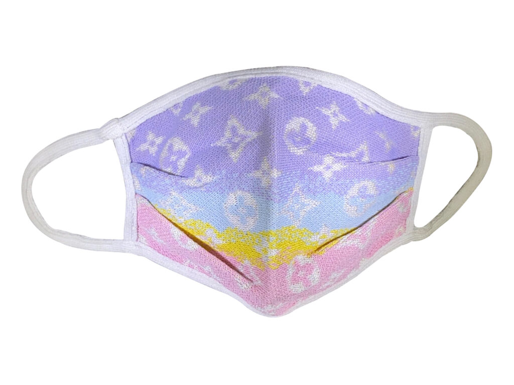 LV PASTEL LUXURY KNIT FACE MASK – Designer Masks, Luxury Face Masks
