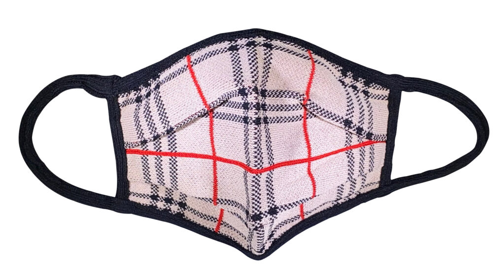 BB Stripes Luxury Knit Face Mask – Designer Masks, Luxury Face Masks