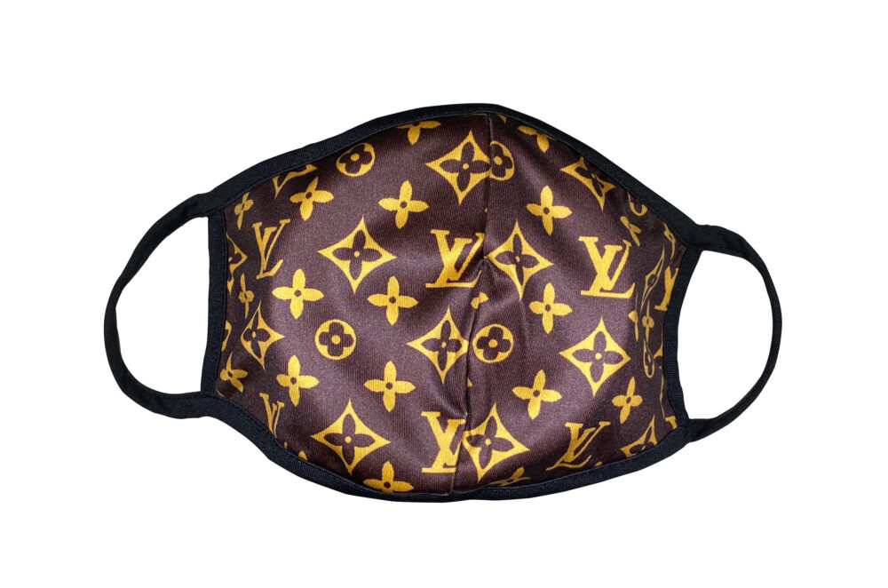LV LUXURY SILK FACE MASK – Designer Masks, Luxury Face Masks